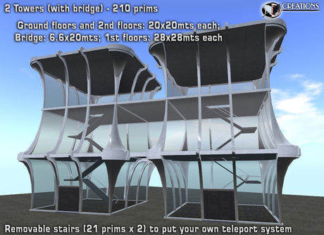 Second Life Marketplace - [AD] Futuristic Shops - 3 models: 210, 100 ...